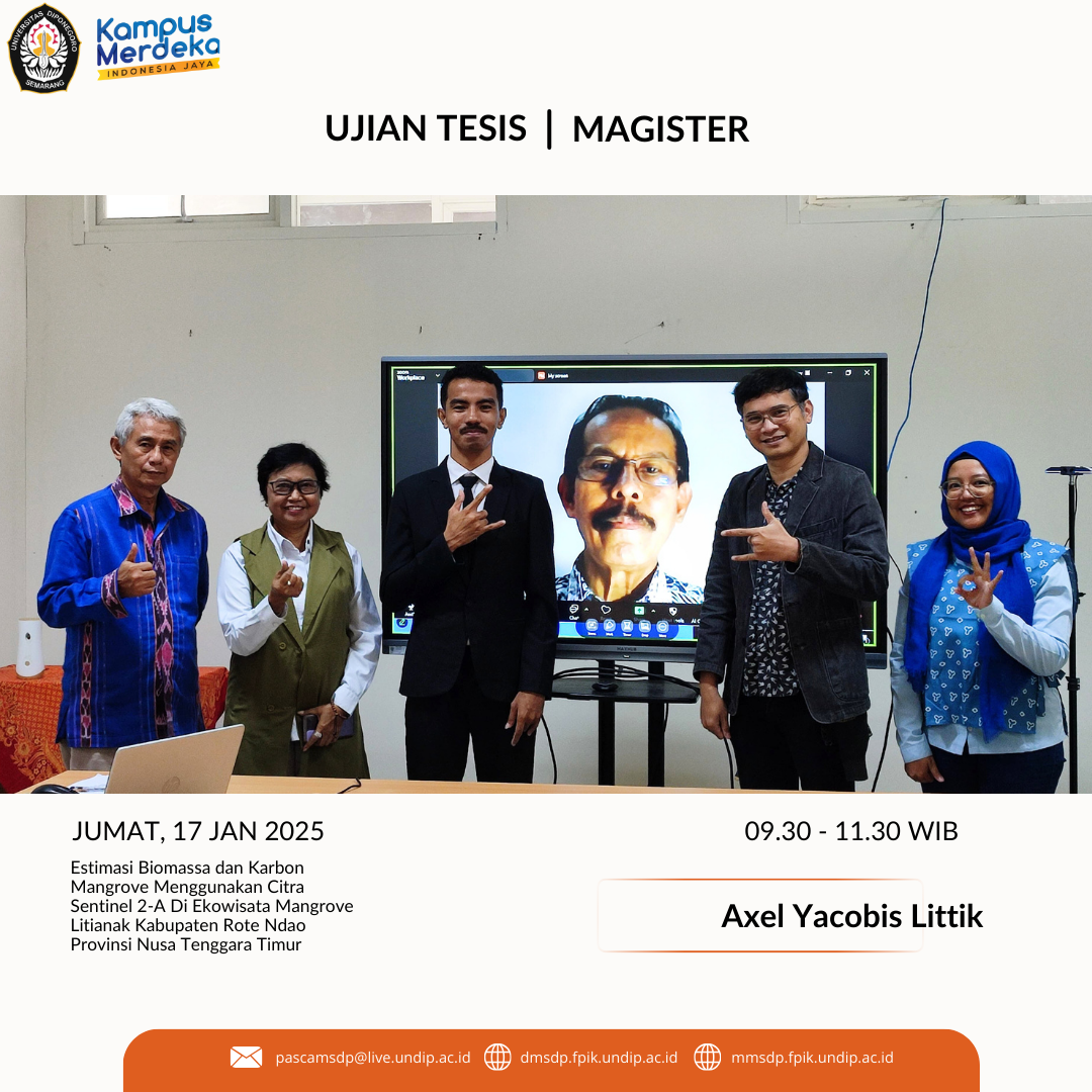 Ujian Tesis Program Studi Magister Manajemen Sumber Daya Perairan an ...