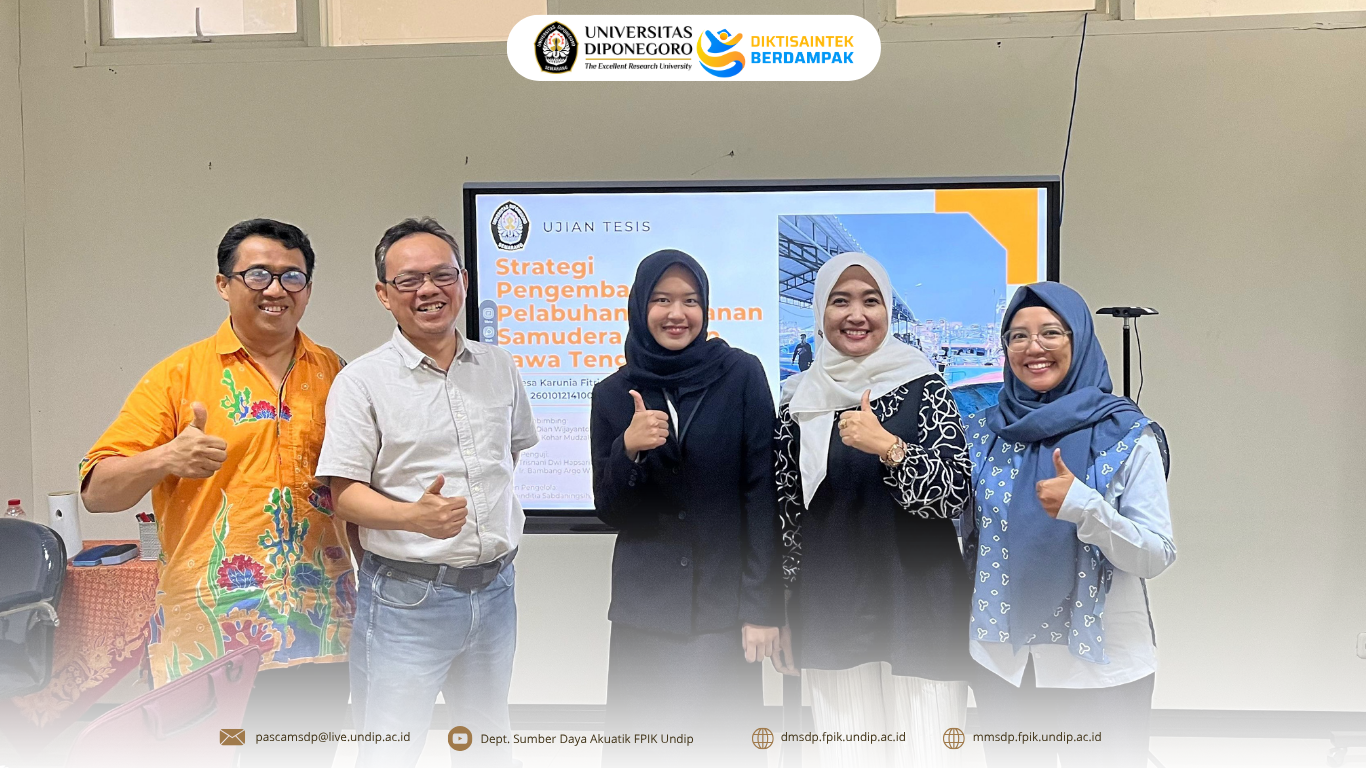 Ujian Tesis Program Studi Magister Manajemen Sumber Daya Perairan an ...