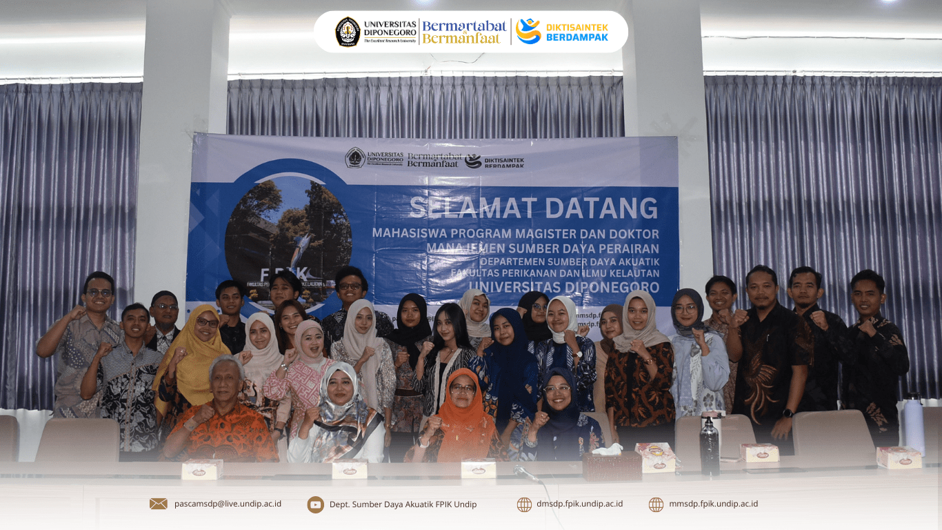 Selamat Datang Mahasiswa Baru Tahun 2025 - Magister Manajemen Sumber Daya Perairan